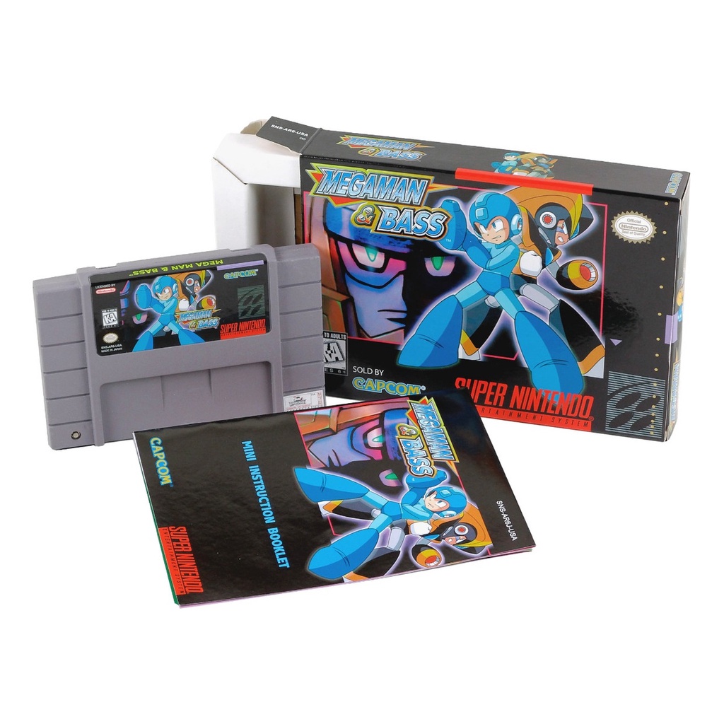Mega Man & Bass Super Nintendo SNES Completo | Shopee Brasil