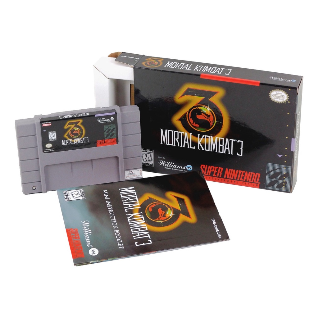 Mortal Kombat 3 Super Nintendo SNES Completo | Shopee Brasil