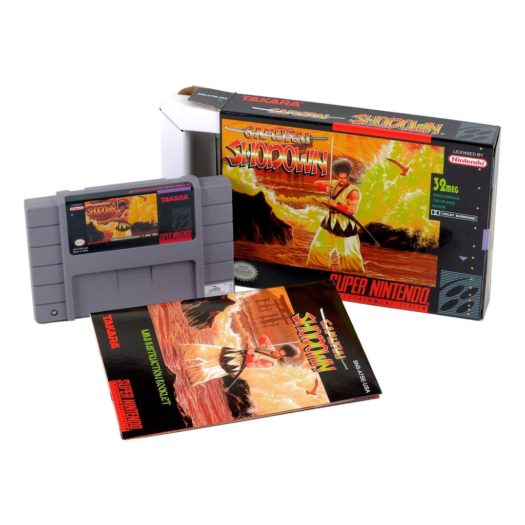 Samurai Shodown Super Nintendo SNES Completo | Shopee Brasil