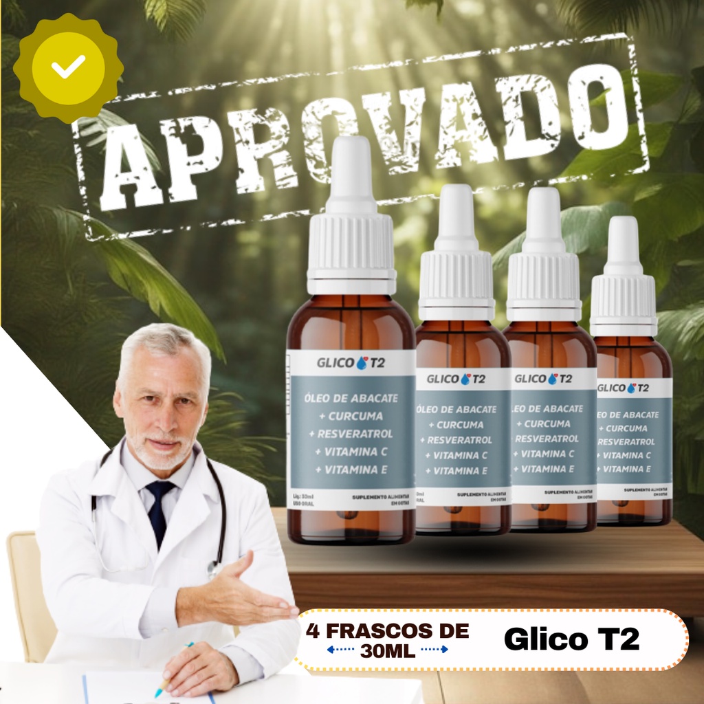 Super Oferta Kit 4 unidades Glico T2 Original Eficaz 30ml | Shopee Brasil