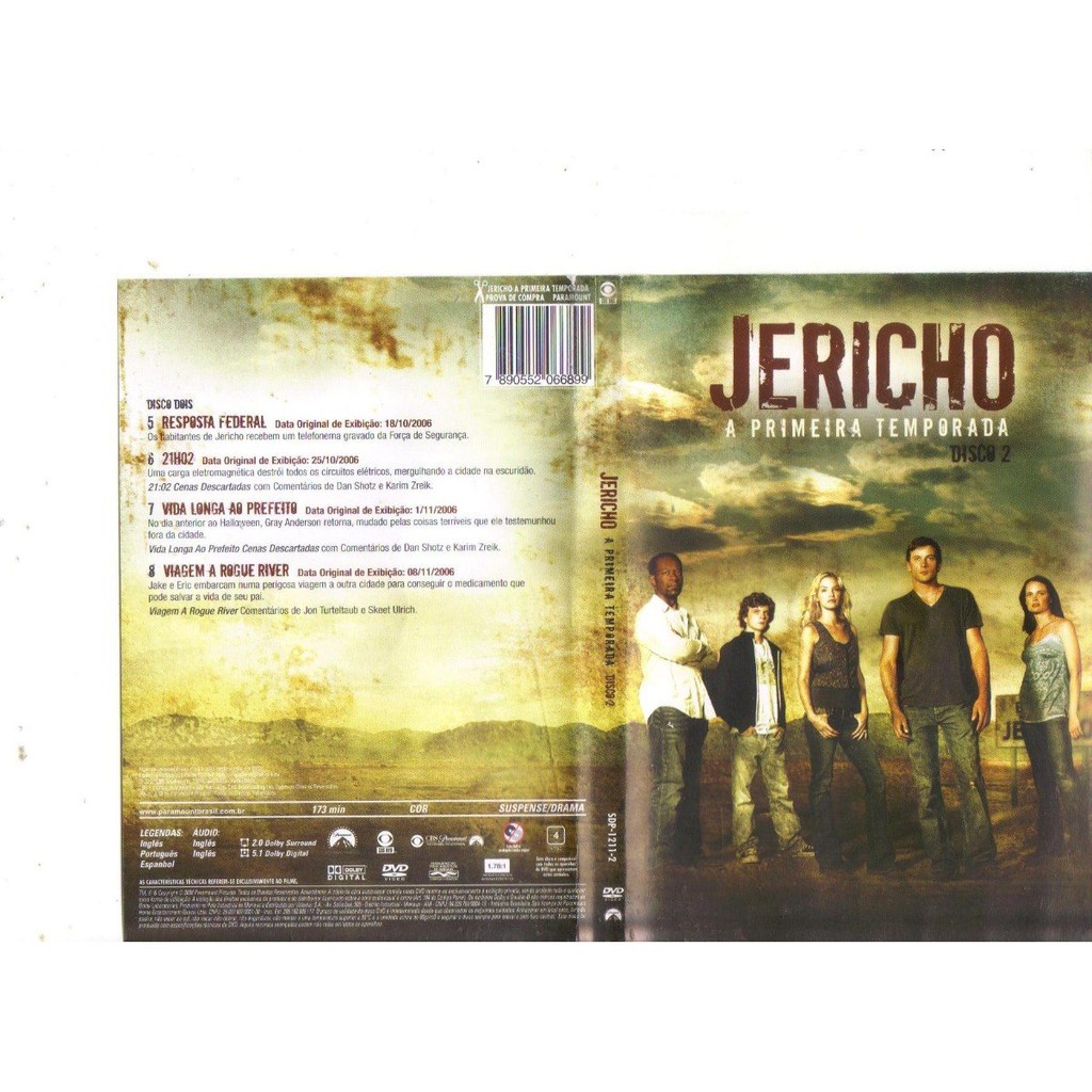 Seriado Jericho 1ª Temporada, 6 Dvds Originais, Legendados | Shopee Brasil