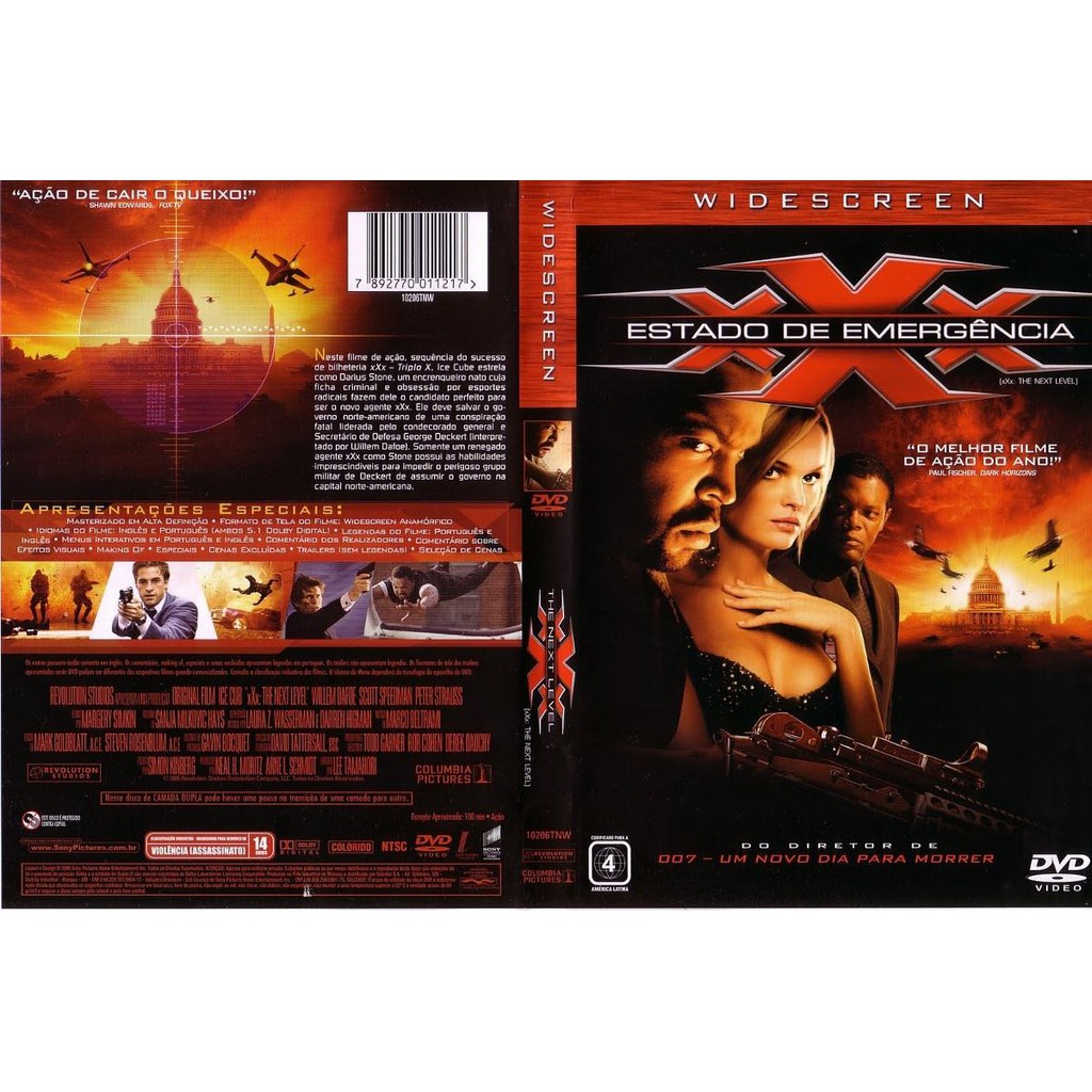 Dvd Triplo X Estado De Emergência, Ice Cube, Original | Shopee Brasil