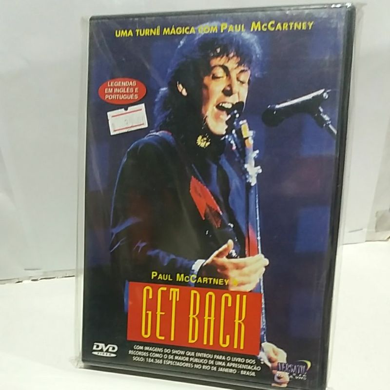 DVD PAUL MCCARTNEY -GET BACK | Shopee Brasil