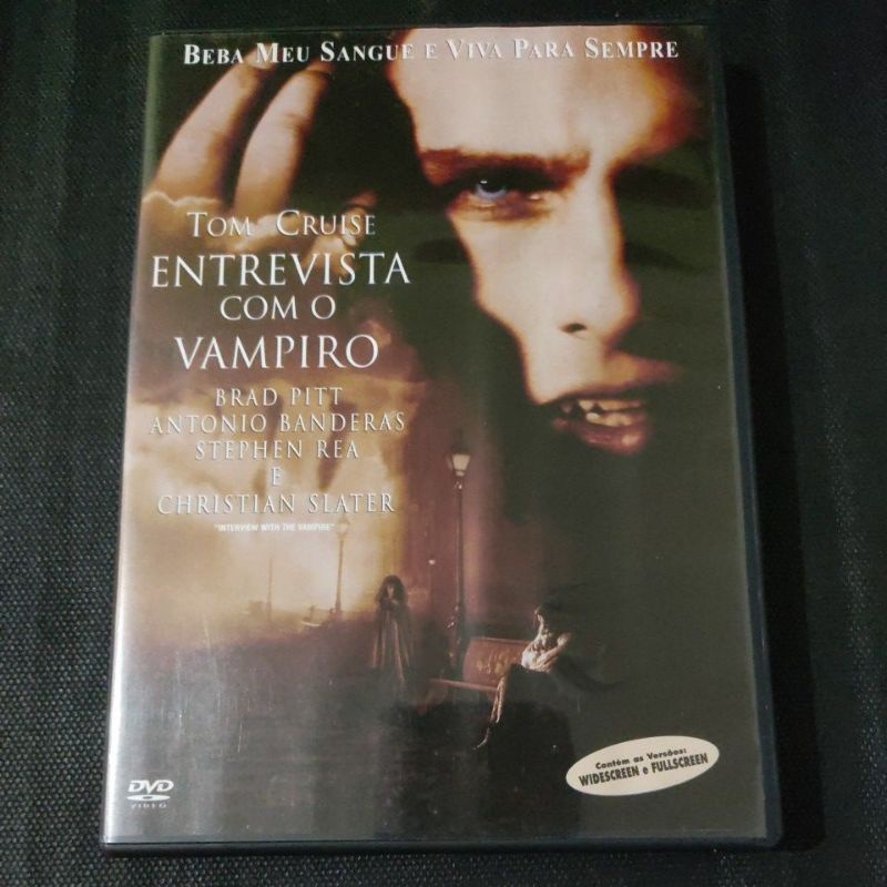 Dvd Entrevista Com O Vampiro Tom Cruise Brad Pitt Shopee Brasil