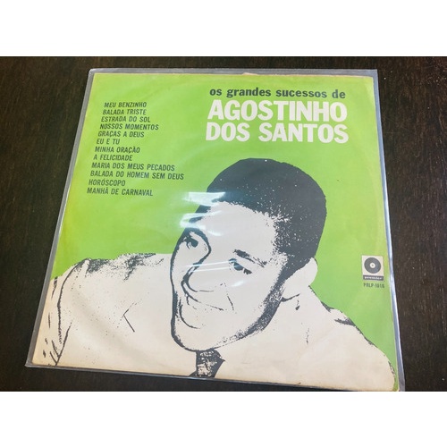 Lp Vinil Os Grandes Sucessos De Agostinho Dos Santos | Shopee Brasil