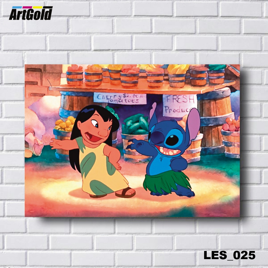 Placas Quadros Decorativos em MDF - Lilo & Stitch_025 | Shopee Brasil