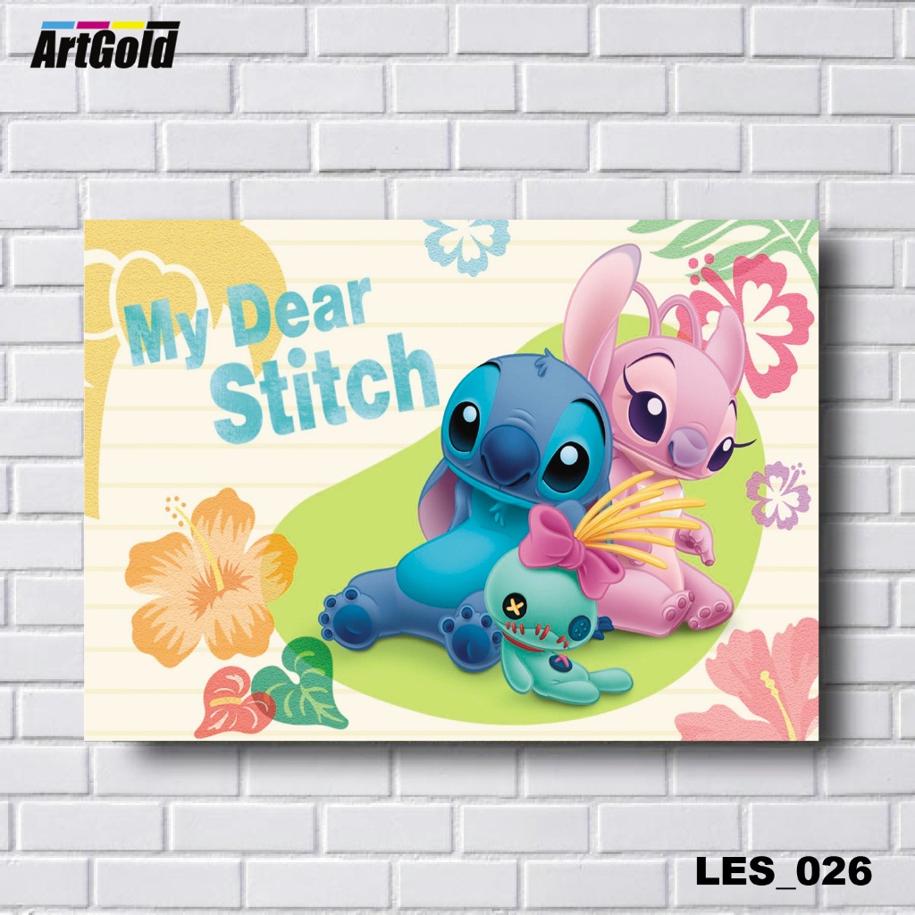 Placas Quadros Decorativos em MDF - Lilo & Stitch_026 | Shopee Brasil