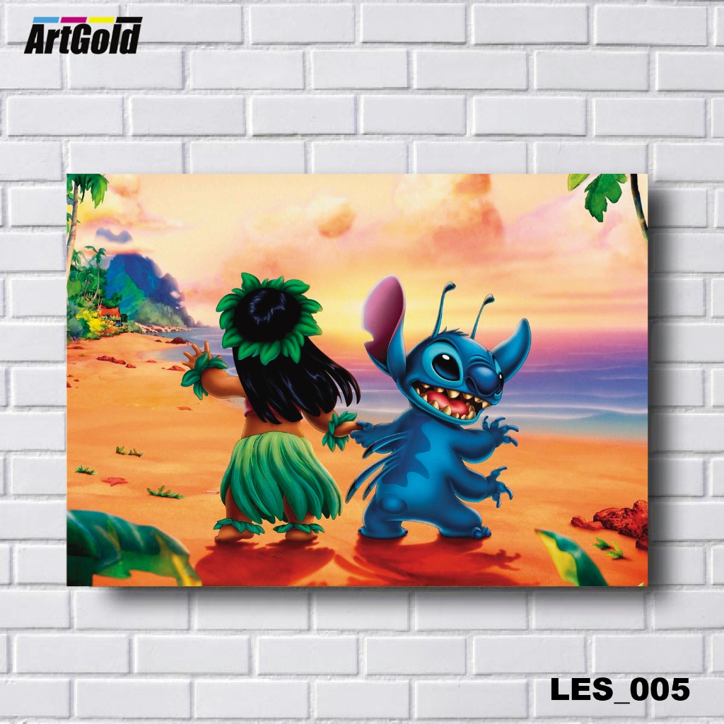Placas Quadros Decorativos em MDF - Lilo & Stitch_005 | Shopee Brasil