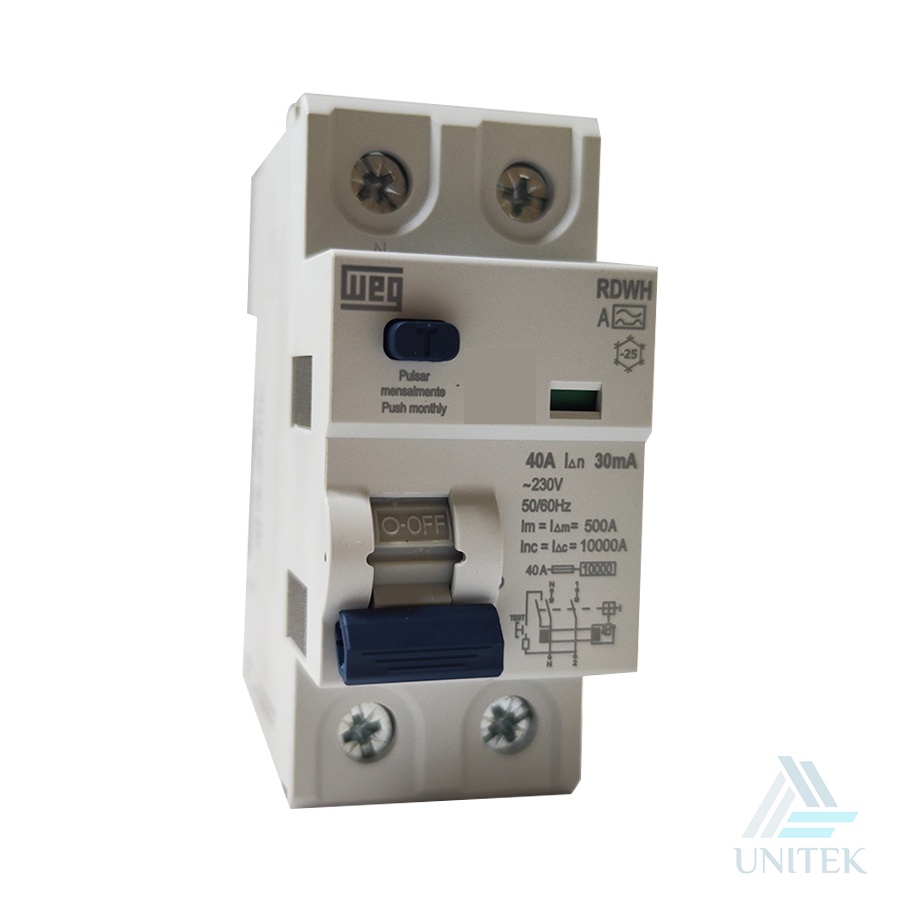 Interruptor Diferencial Dr Weg 40a 30ma Bipolar Rdwh Tipo A | Shopee Brasil