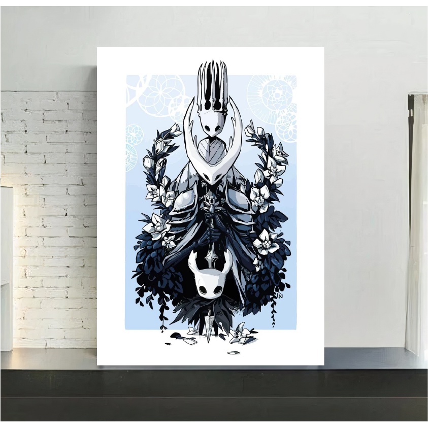 Quadro De Mdf Poster Moldura Jogo Hollow Knight Shopee Brasil