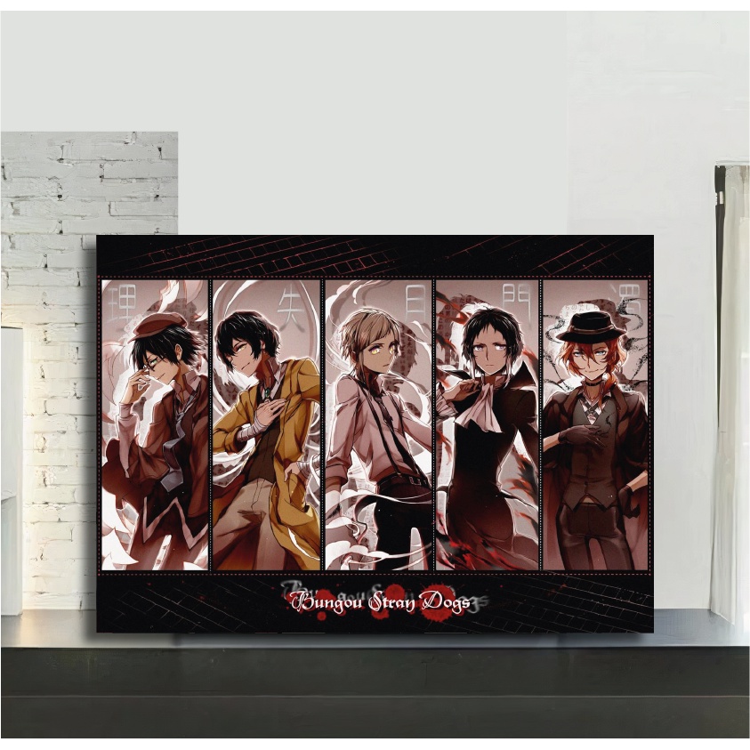 Quadro de mdf poster moldura, Mangá, Anime, Bungo Stray Dogs | Shopee ...