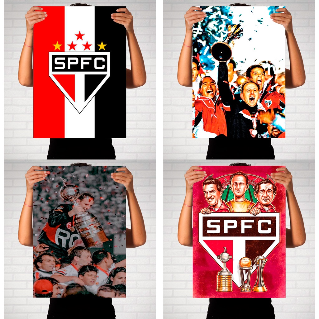 Pôster Grande São Paulo SPFC Libertadores Mundial - Vários Modelos ...