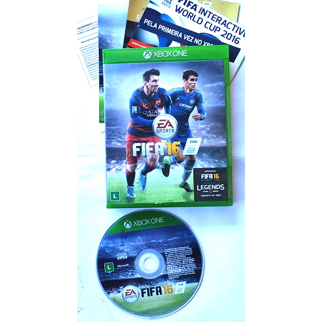 JOGO DE FUTEBOL FIFA 16 XBOX ONE FISICO ORIGINAL | Shopee Brasil