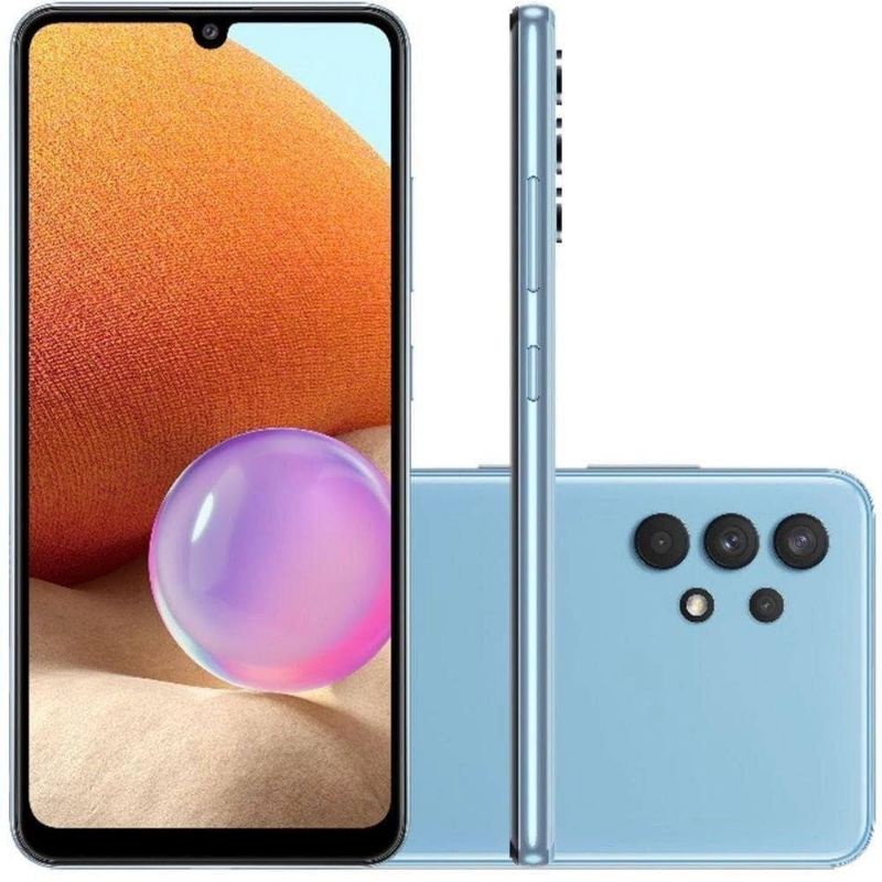 Celular Original Samsung Galaxy A32 4G A325F Azul 6gb/128gb 1 Sim 6.4 ...