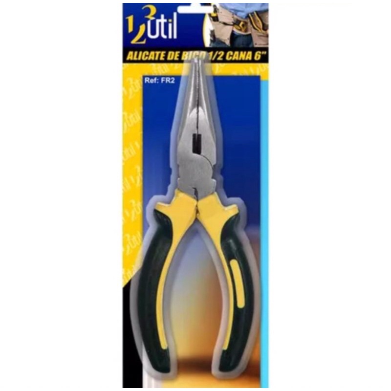 Alicate De Bico Inox Cana Profissional 6 Polegada Multiuso Ferramenta Cabo Resistente | Shopee ...