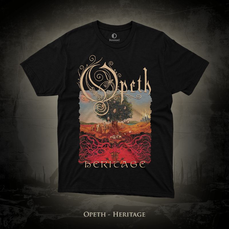 Camiseta: Opeth - Heritage - Swedish Prog Rock - 100% algodão, estampa ...