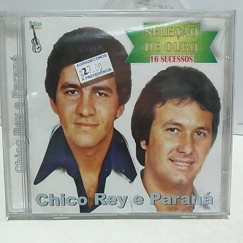 CD CHICO REY & PARANÁ -SELEÇÃO DE OURO 16 SUCESSOS | Shopee Brasil