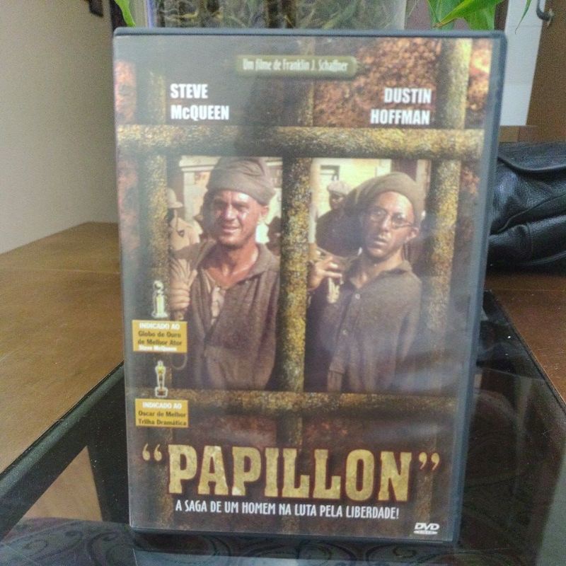 Dvd Papillon- Steve Mcqueen 1973. ORIGINAL. | Shopee Brasil