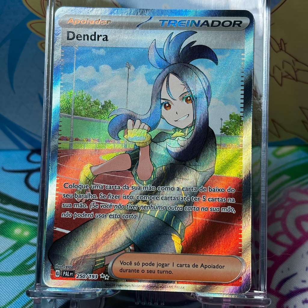 Carta Pokémon Dendra PAL 250/193 Ultra Rara Full Art - Coleção ...