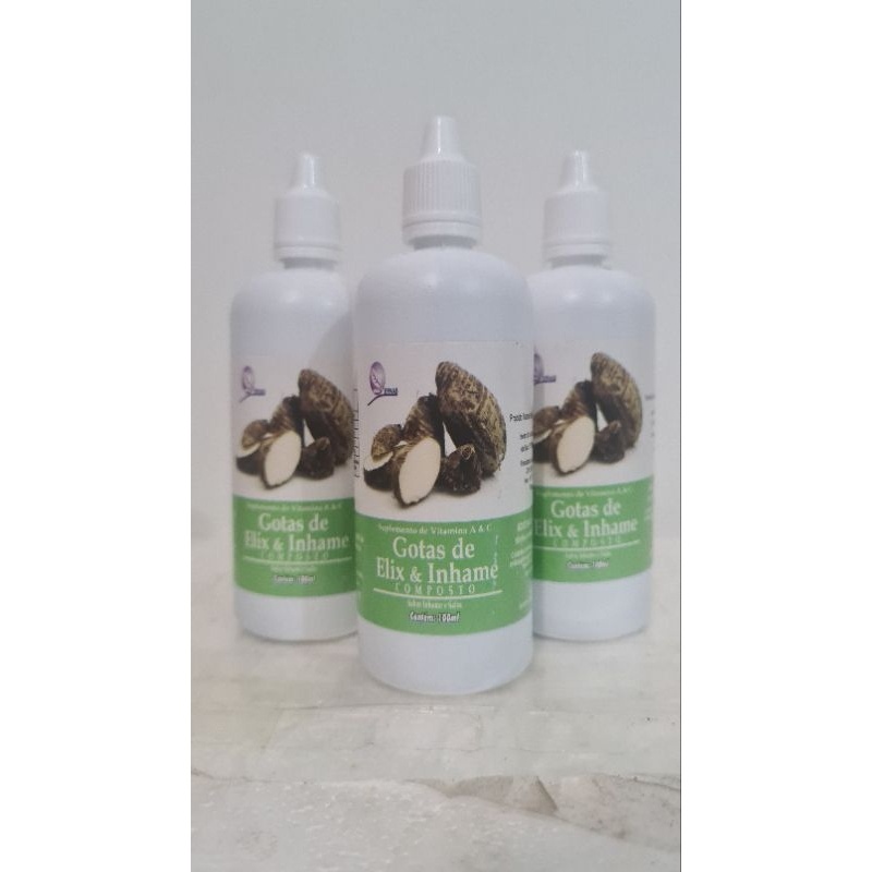 kit gotas de elixir-de-inhame 3 unidades de 100ml | Shopee Brasil