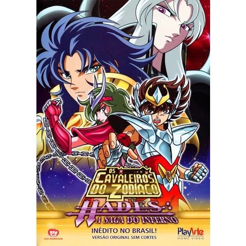 Cavaleiros Do Zodiaco SAGA HADES COMPLETA 3 DVDS | Shopee Brasil