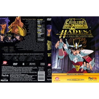 Cavaleiros Do Zodiaco SAGA HADES COMPLETA 3 DVDS | Shopee Brasil