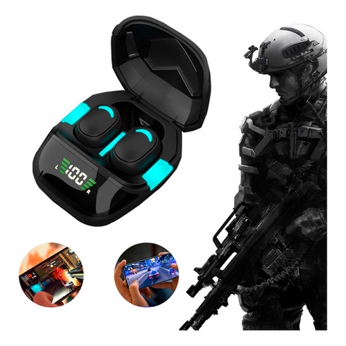 Fone De Ouvido Gamer Bluetooth Com Painel De Led Rgb | Shopee Brasil