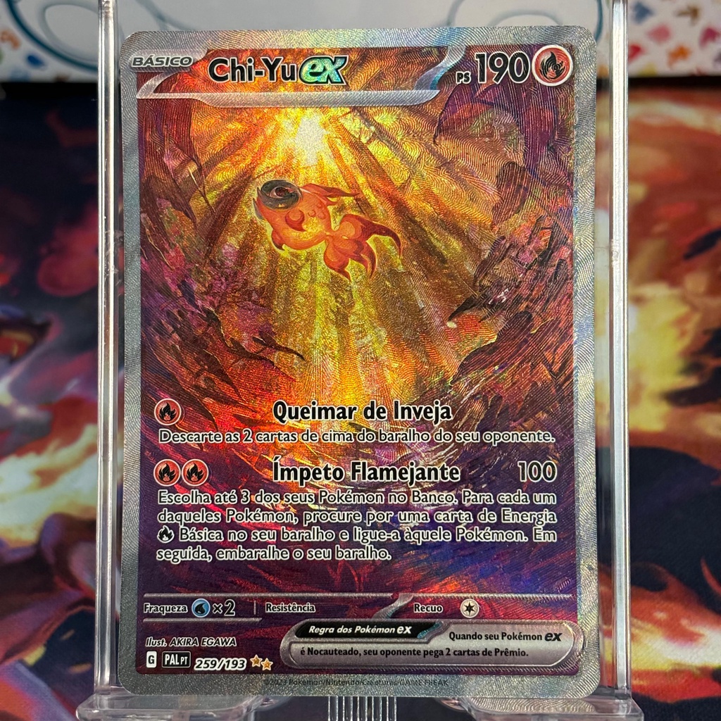 Carta Pokémon Chi-Yu EX PAL 259/193 Ilustração Rara Especial - Coleção ...