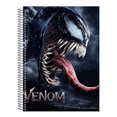 CADERNO UNIV. 10 MATERIAS VENOM | Shopee Brasil