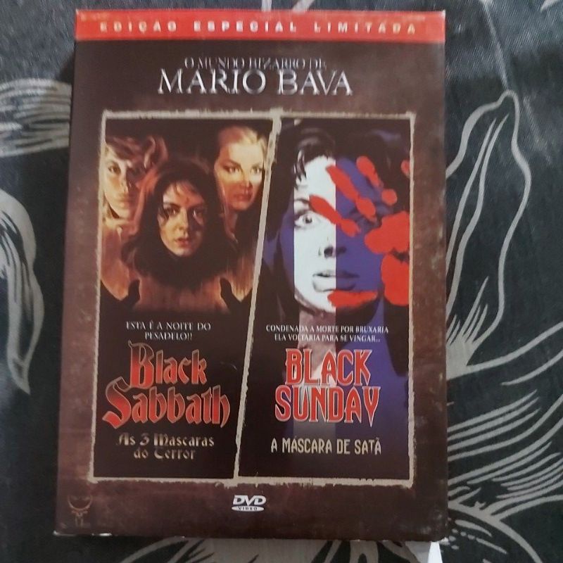 DVD O mundo bizarro de Mario Bava Black Sabbath Black Sunday | Shopee ...