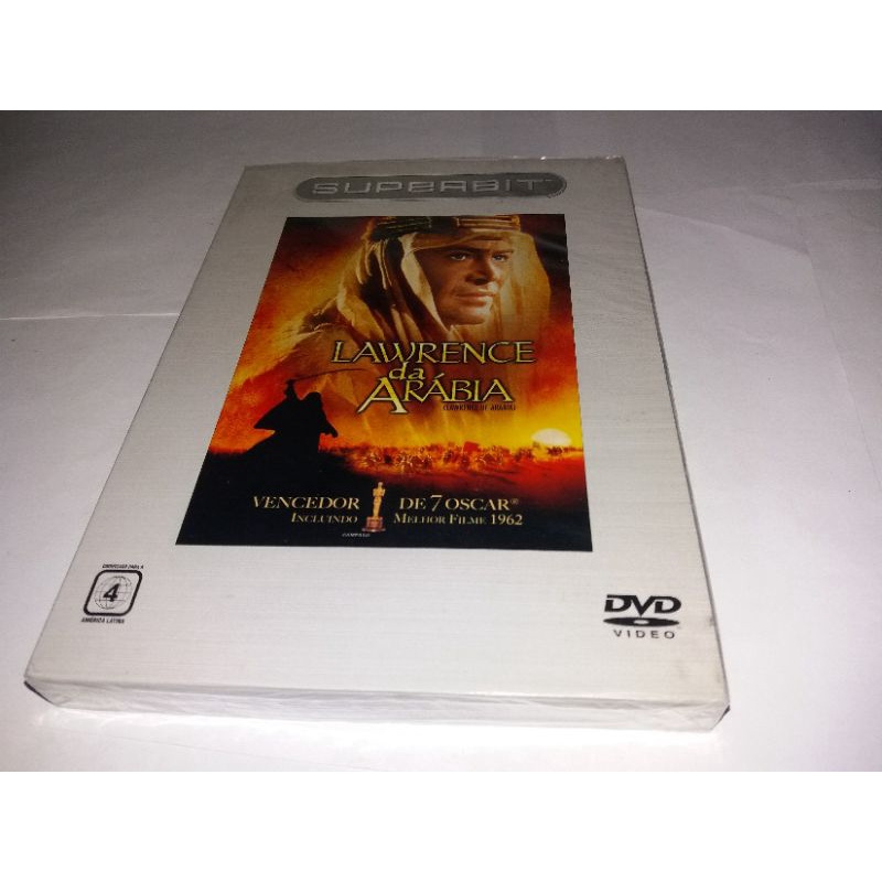 Dvd Duplo - Lawrence da Arabia - 1962 - David Lean - Peter O'Toole - Lacrado | Shopee Brasil