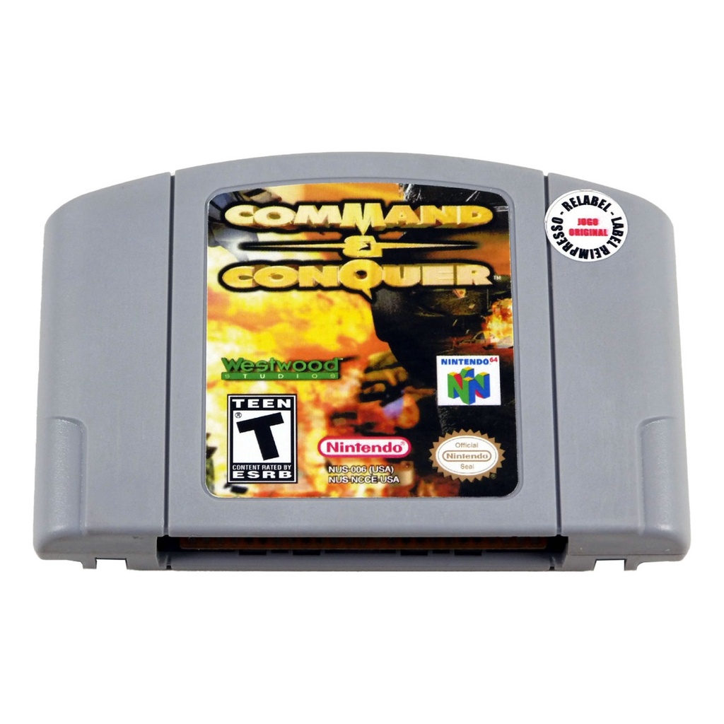 Command & Conquer Original Nintendo 64 N64 | Shopee Brasil