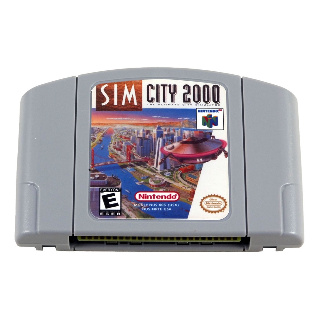 Sim City 2000 Nintendo 64 N64 Jap Cartucho US | Shopee Brasil