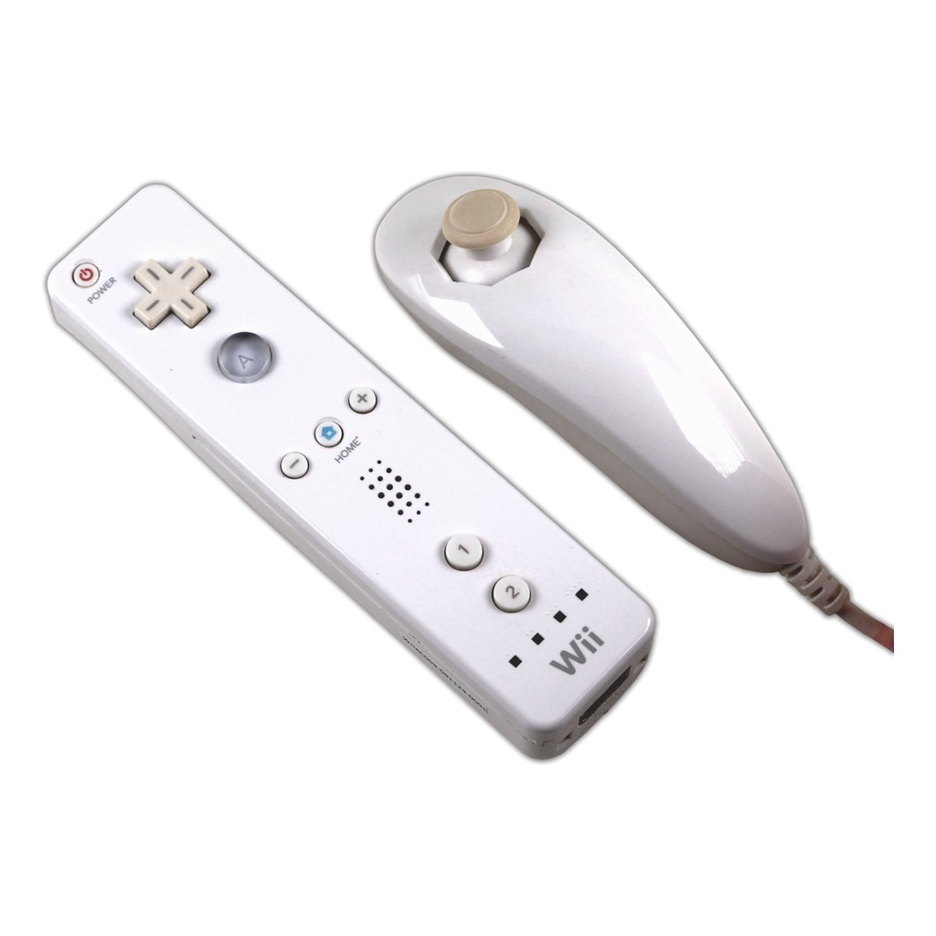 Wii Remote Nunchuck Branco Original Nintendo Wii