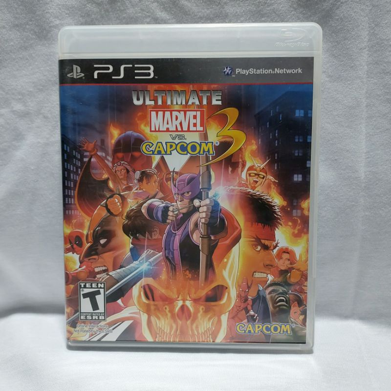 Ultimate Marvel vs. Capcom 3 - PS3, Mídia física, Original, Possui capa reversível. | Shopee Brasil