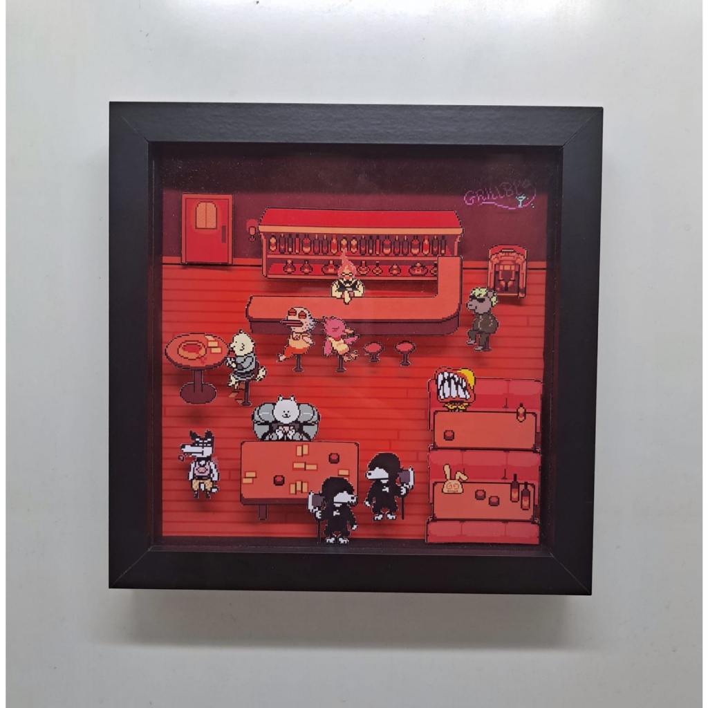 Quadro 3D Undertale | Shopee Brasil