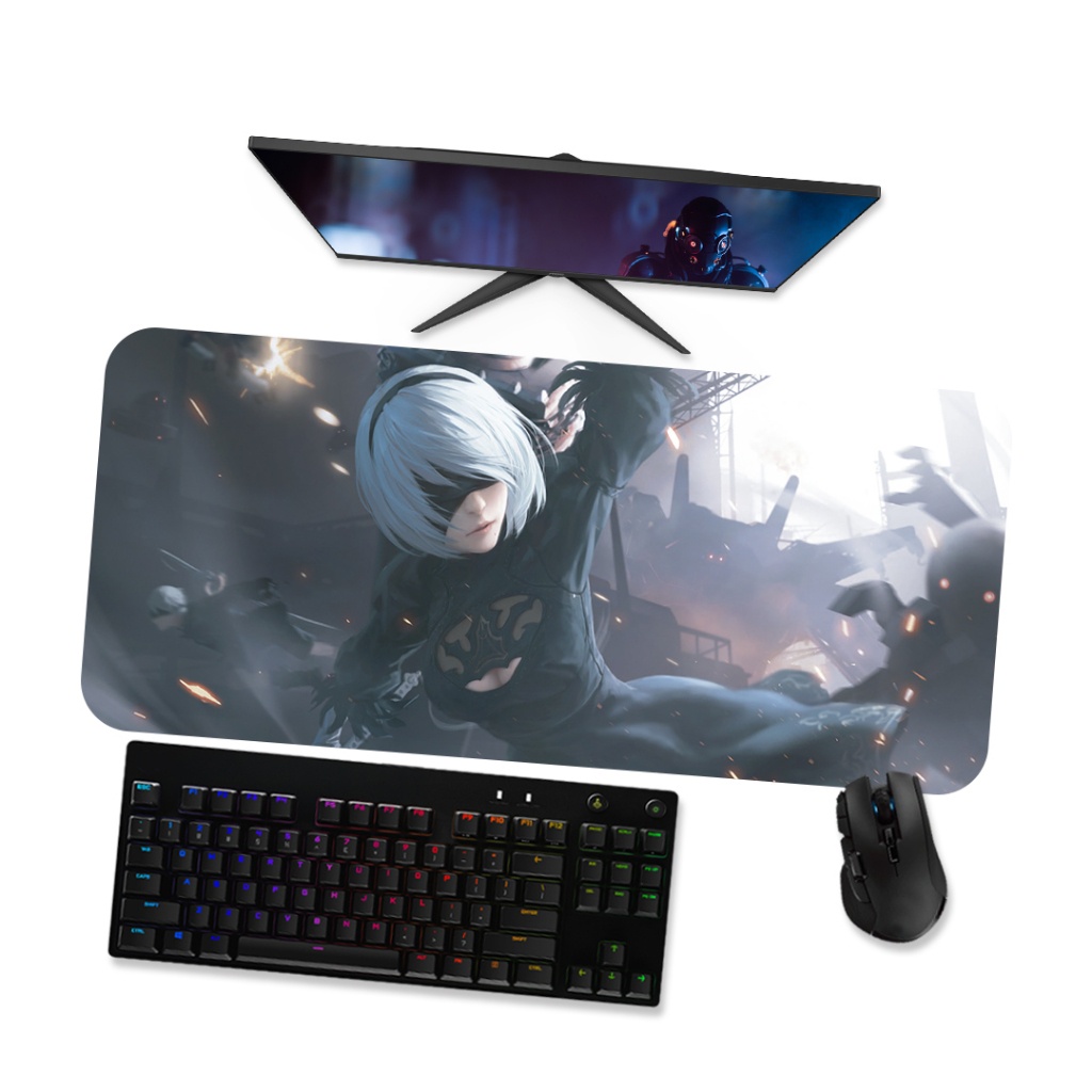 Mouse pad 2B NIERAUTOMATA - Mousepad Gamer 90x40 80x40 60x40 70x30 ...