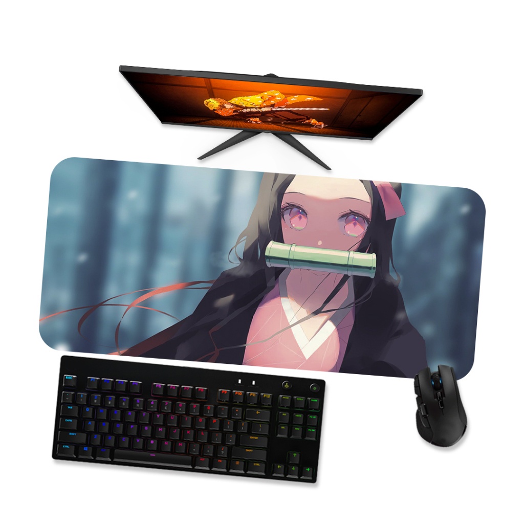 Mouse pad Nezuko Kamado 3 Demon Slayer Anime - Mousepad Gamer 90x40 ...