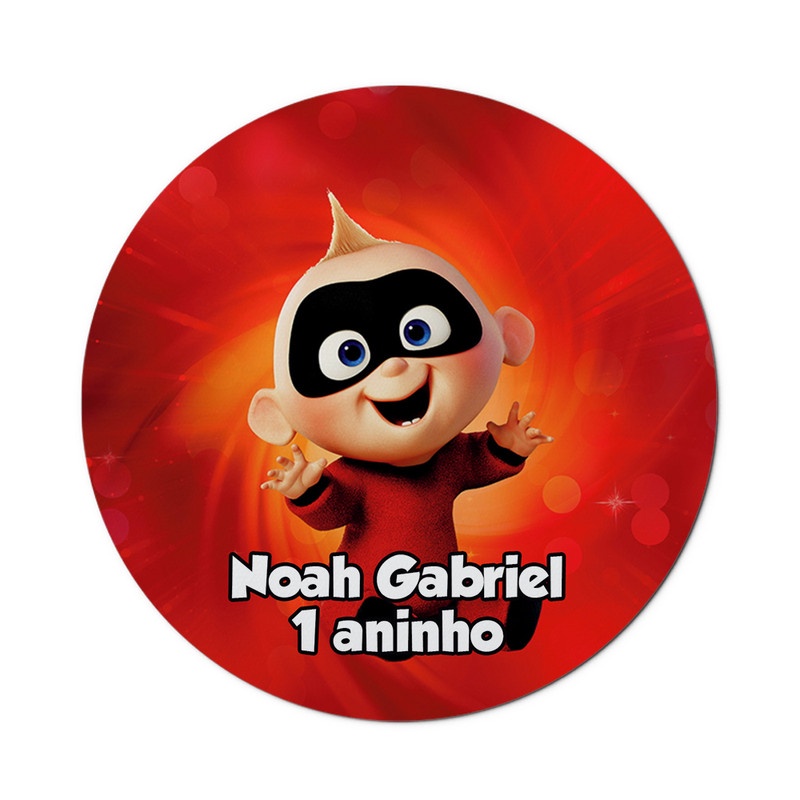 Adesivos Personalizado Festa Infantil Zezé Pêra Os Incriveis Ou ...