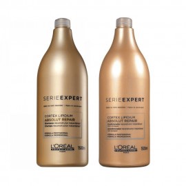 Kit Capilar L'Oréal Serie Expert Cortex Lipidium Absolut Repair Shampoo ...