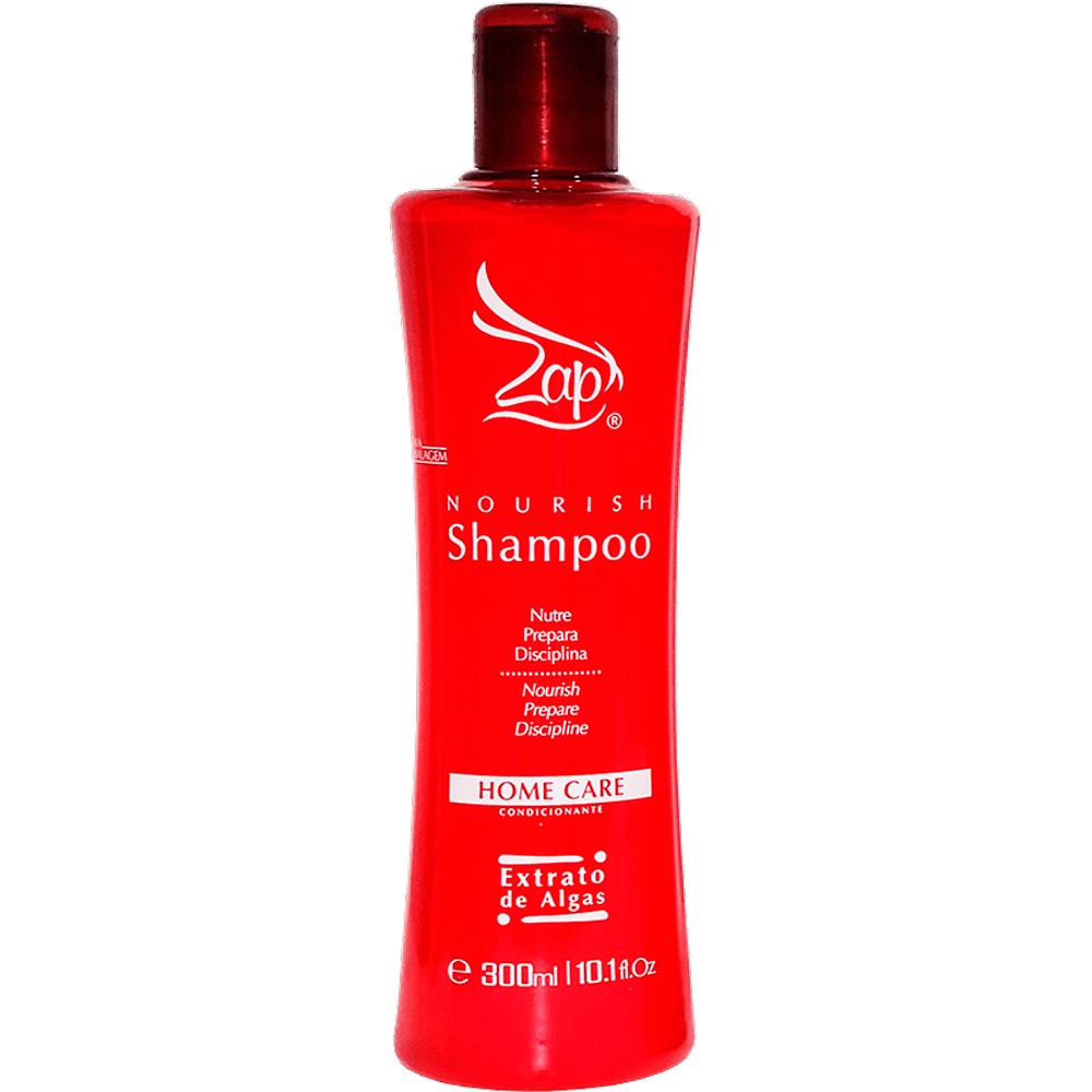 Zap Nourish - Shampoo Home Care Pós-Progressiva 300ml | Shopee Brasil