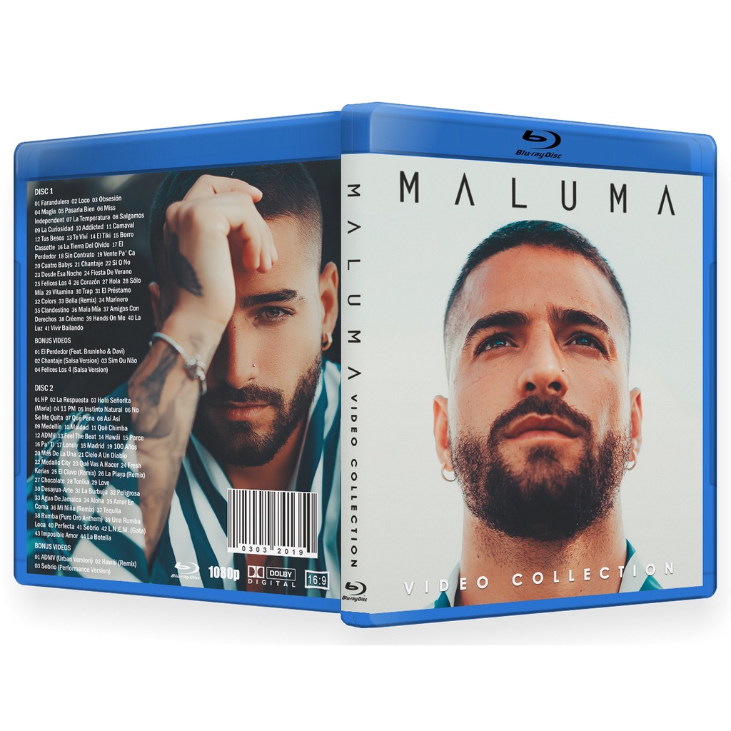 BLU-RAY MALUMA - VIDEO COLLECTION (fan made) | Shopee Brasil