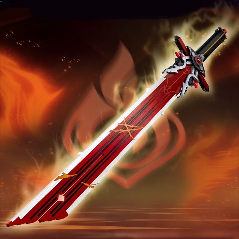 Compatível com a Lego Demon Slayer Blade Espada de Roda Japonesa Love ...