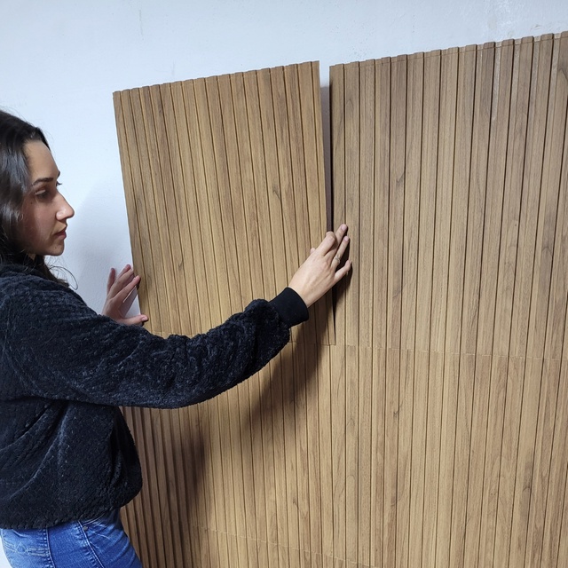 Painel Ripado Pvc Lakan Placa Decorativa 3D 50x50cm | Shopee Brasil