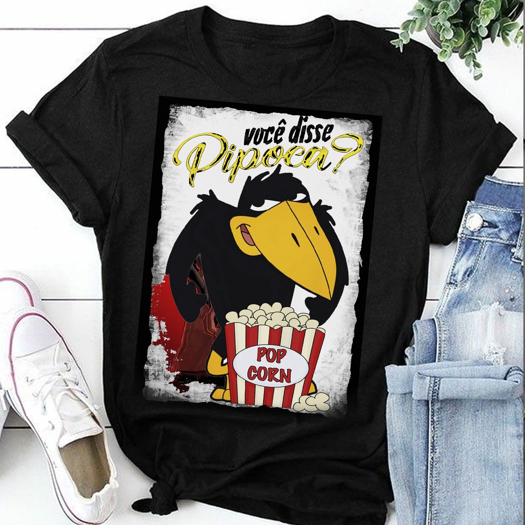 Camiseta Jubileu - Você Disse Pipoca camisa pica pau | Shopee Brasil