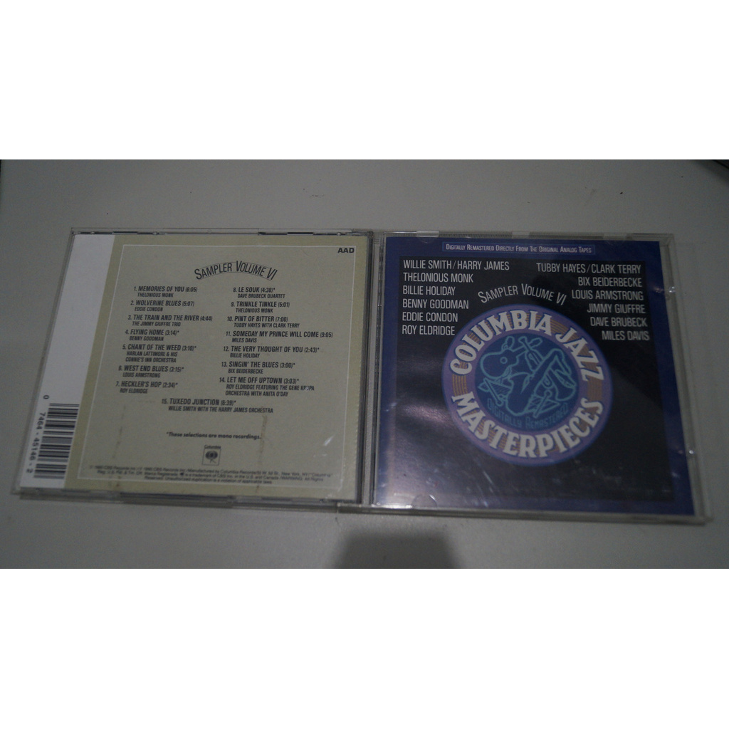 cd columbia jazz masterpieces sampler volume vi | Shopee Brasil