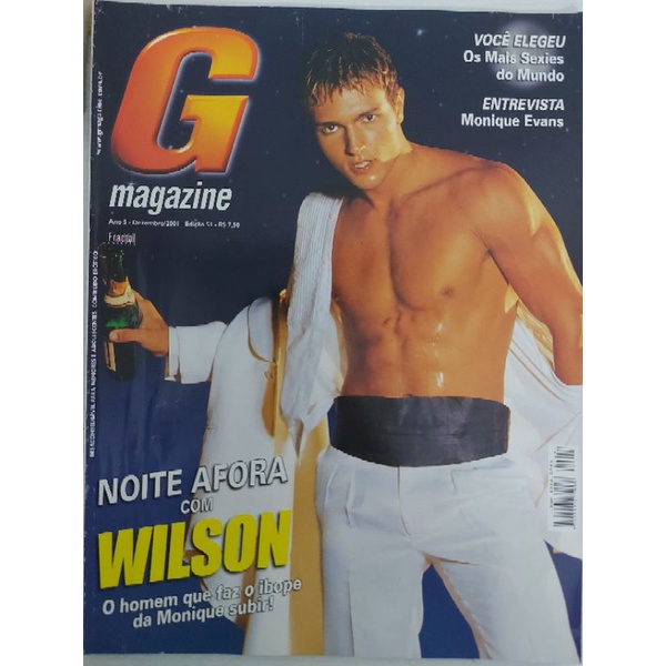 Revista gay: G MAGAZINE - Wilson - nº51 | Shopee Brasil