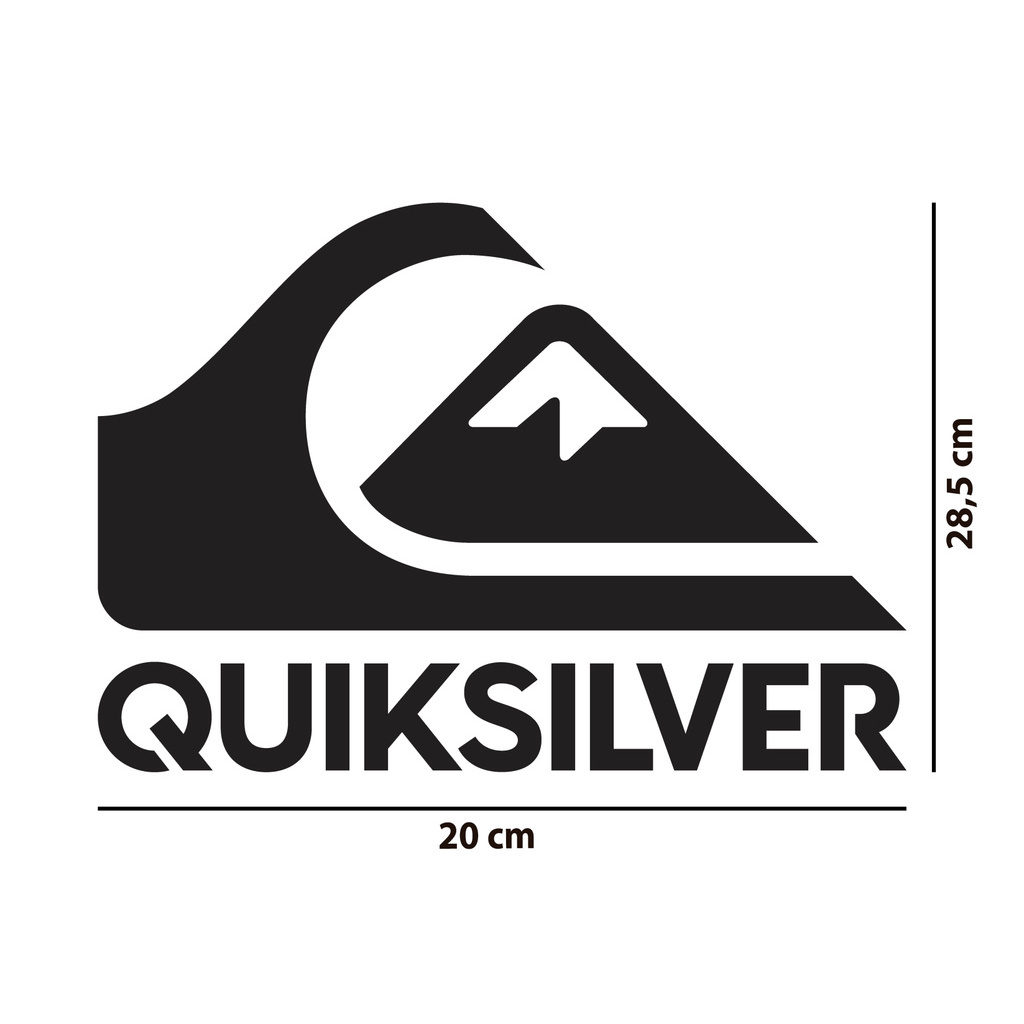 Adesivo Quiksilver Vinil de recorte Surf 20X28 etiquetas | Shopee Brasil