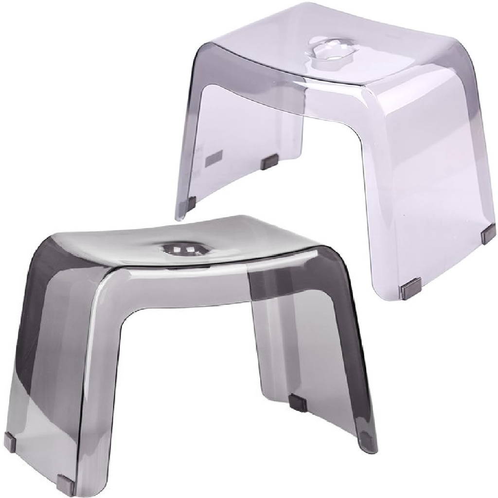 Banquinho Banqueta em Acrílico Transparente Banco Multiuso | Shopee Brasil