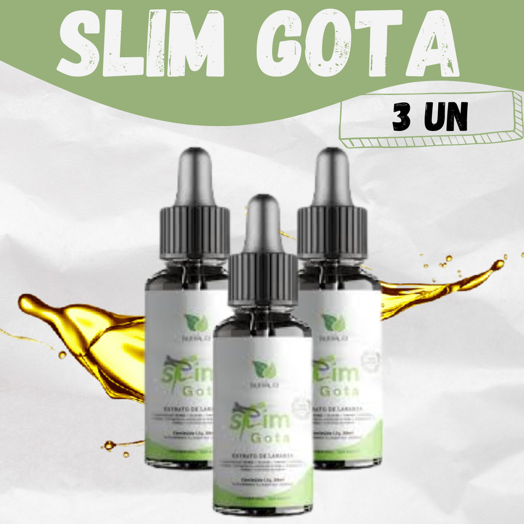 Big Oferta Kit 3 Frascos Slim Gota Super Potente Oficial | Shopee Brasil